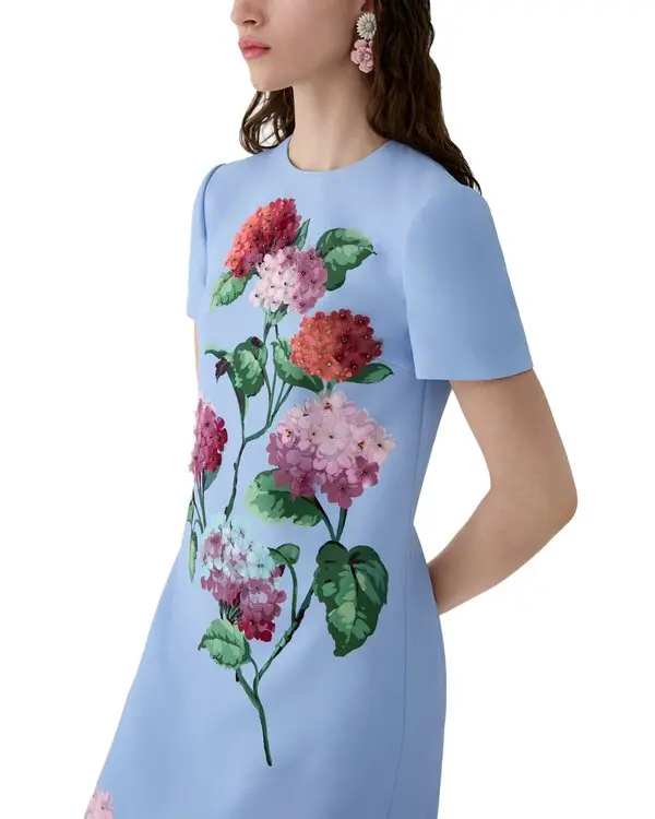Carolina Herrera Embellished Floral Maxi Dress