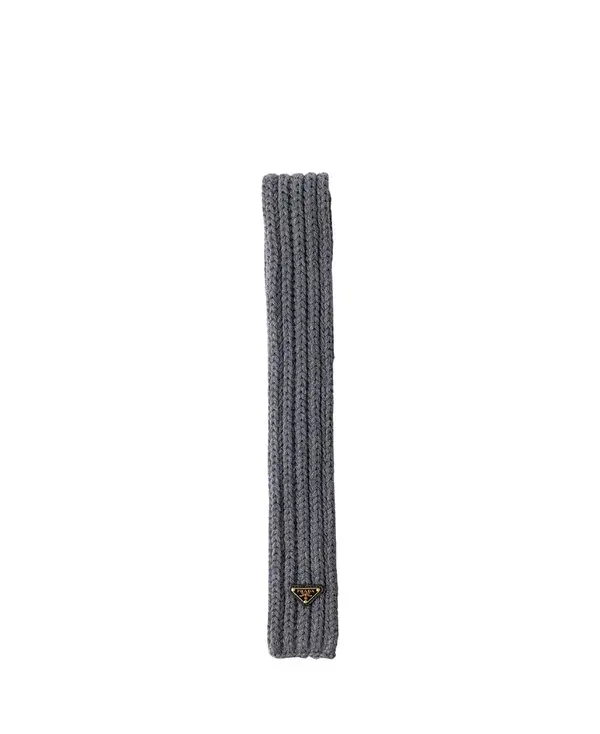 Prada Wool Scarf - Grey