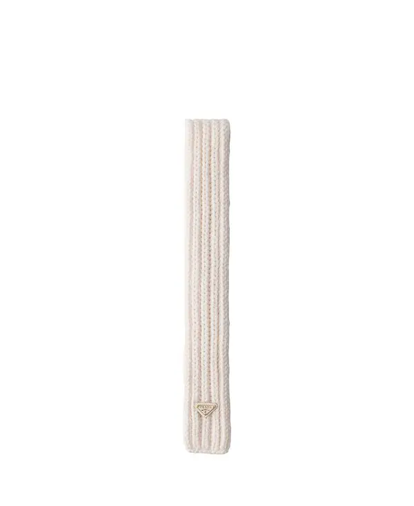 Prada Wool Scarf - Neutral