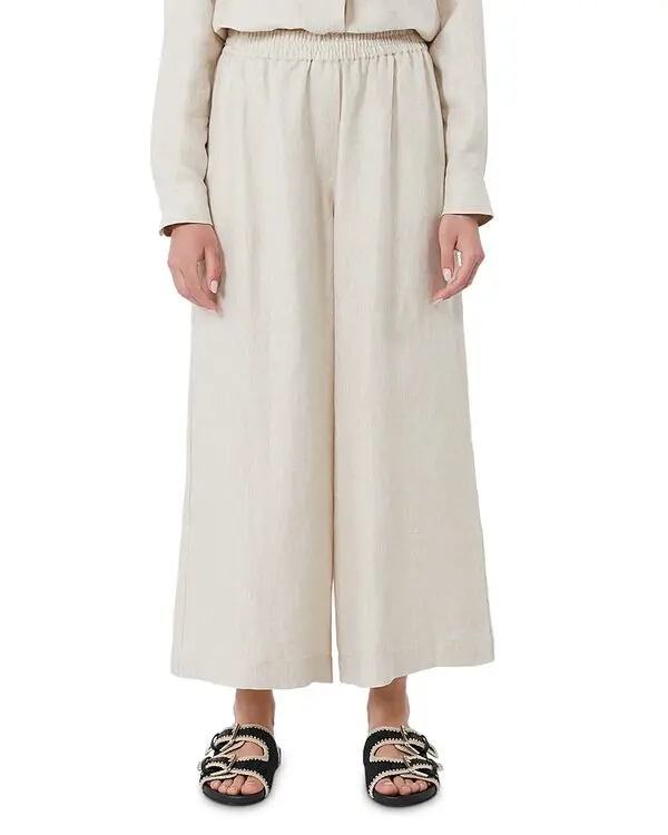 Max Mara Wkdfelino Linen Pants - Ecru