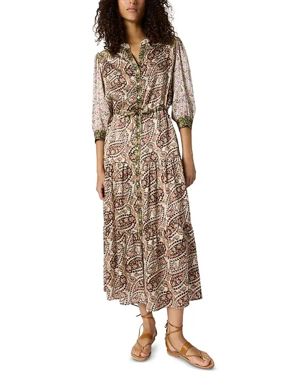 Gerard Darel Roselina Silk Dress - Multicolor