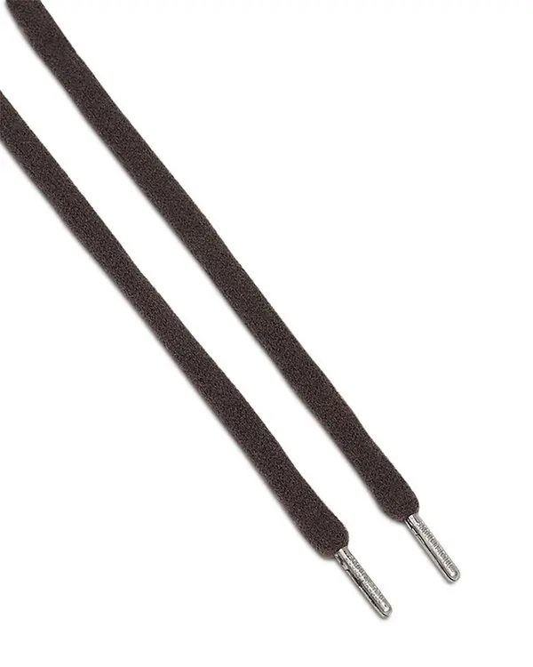 GOLDEN GOOSE Kit Puffy Lace With Silver Metal Aglets - Mud