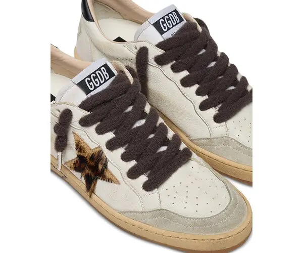 GOLDEN GOOSE Kit Puffy Lace With Silver Metal Aglets