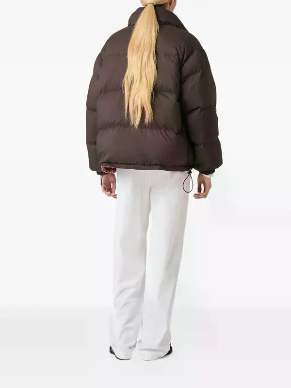 Miu Miu Reversible Padded Jacket - Brown