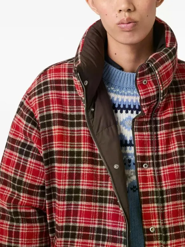 Miu Miu Reversible Padded Jacket - Brown