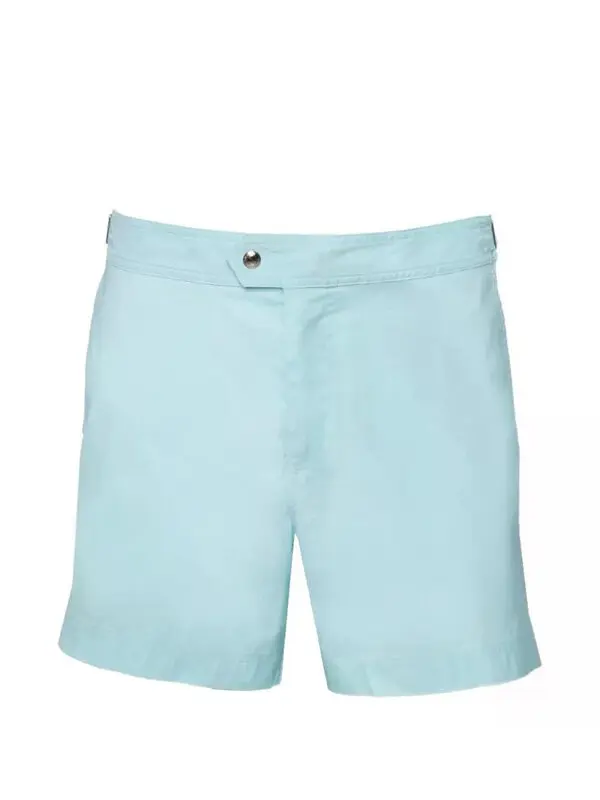 TOM FORD Side-buckle Swim Shorts - Blue