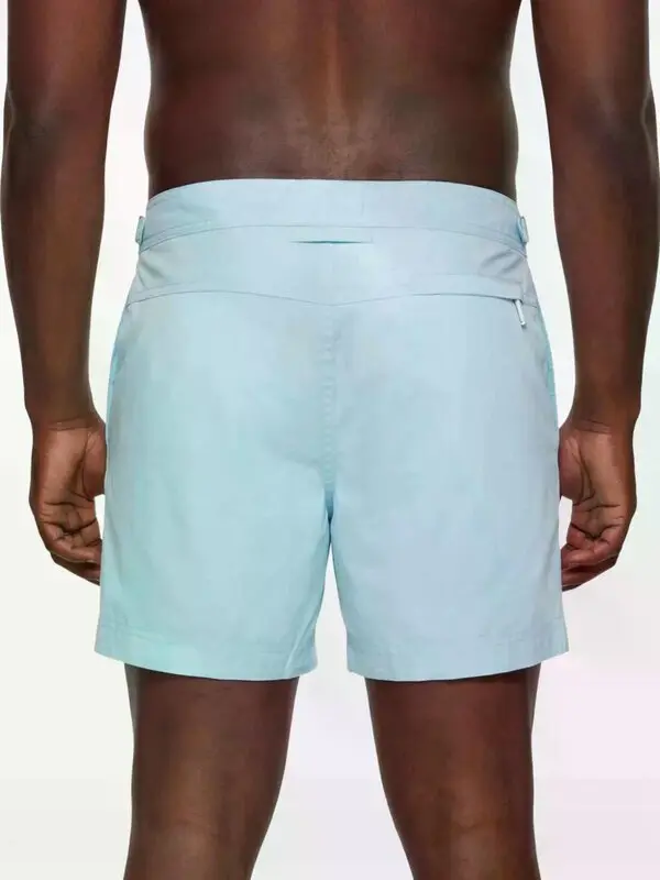 TOM FORD Side-buckle Swim Shorts - Blue