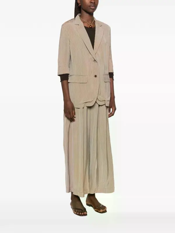 UMA WANG Kali Stripe Single-breasted Blazer