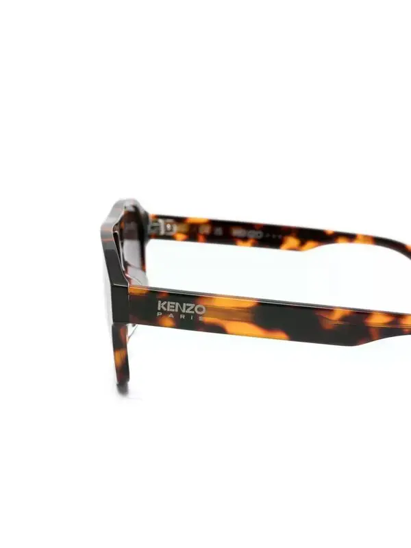 Kenzo Tortoiseshell Browline Sunglasses