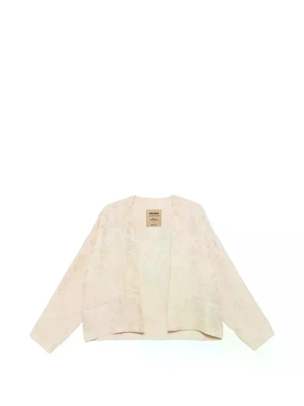 UMA WANG Damask Patterned Jacket - Neutrals