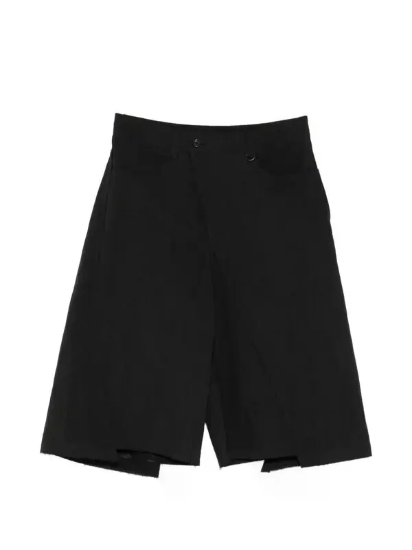SONGZIO Raw Edge Panelled Shorts