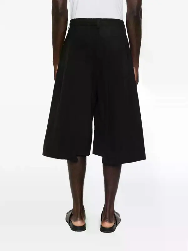 SONGZIO Raw Edge Panelled Shorts