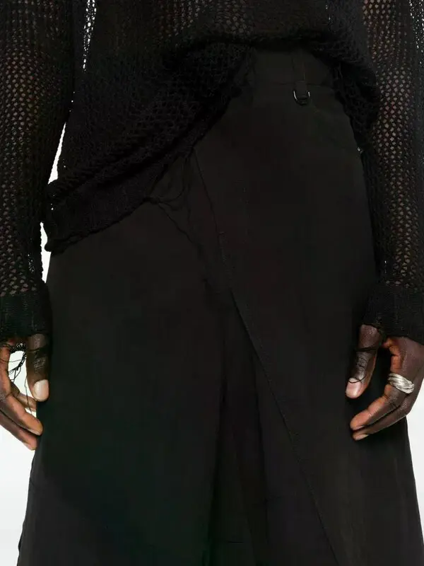 SONGZIO Raw Edge Panelled Shorts