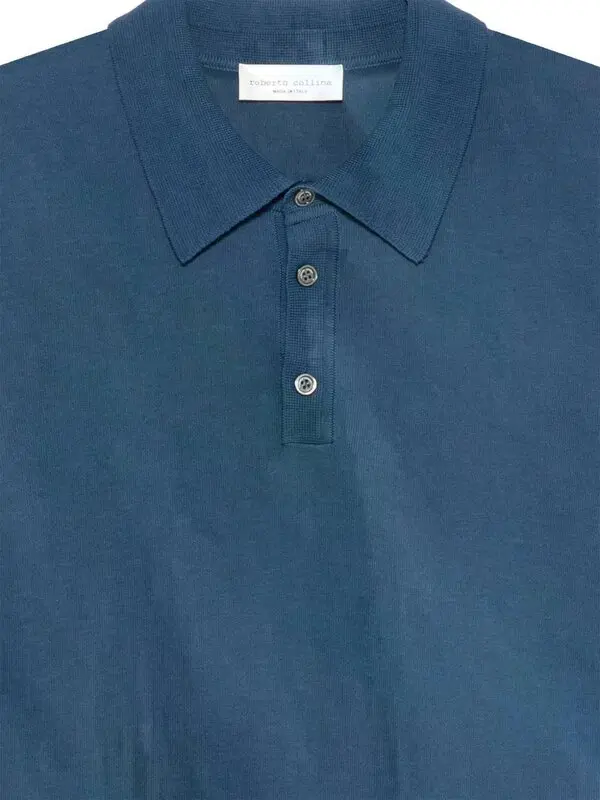 ROBERTO COLLINA Short-sleeves Polo Shirt - Blue