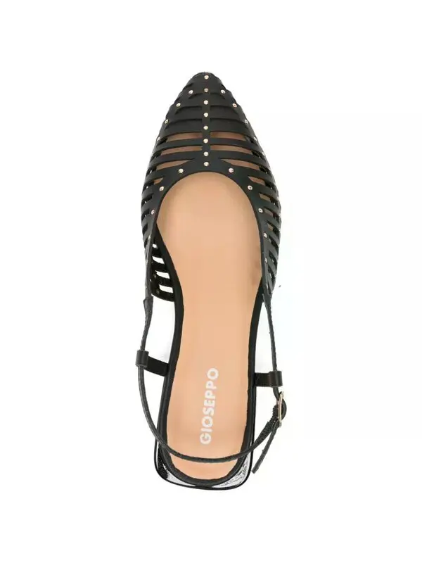 GIOSEPPO Studded Cage Slingback Sandals