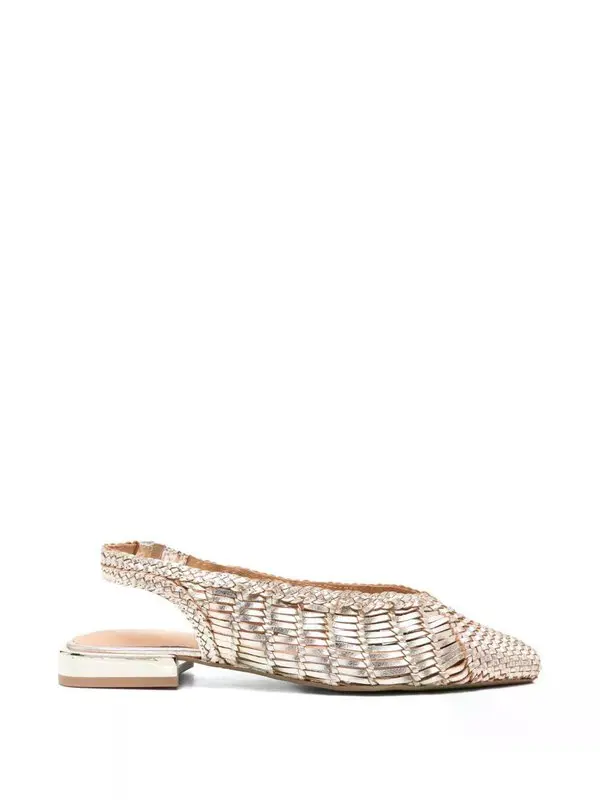 GIOSEPPO Maipo Woven Slingback Flat Pumps