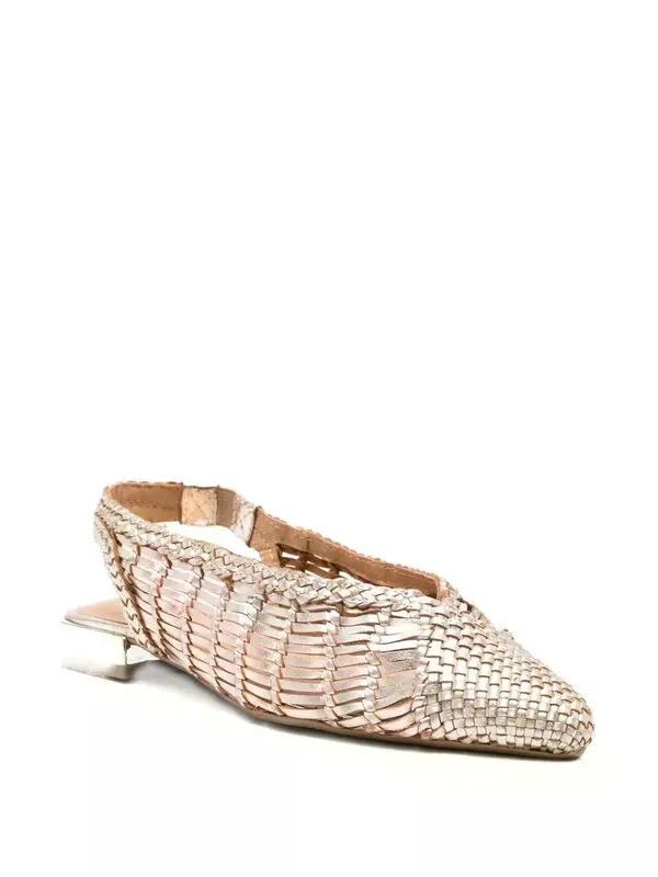 GIOSEPPO Maipo Woven Slingback Flat Pumps