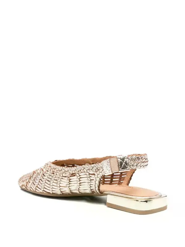 GIOSEPPO Maipo Woven Slingback Flat Pumps