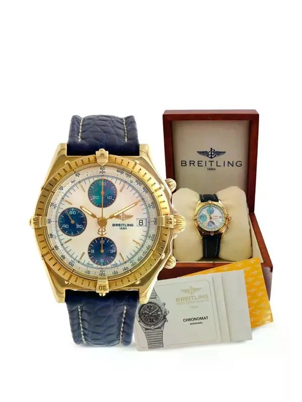 Breitling Chronomat 39mm Watch With Beige Dial