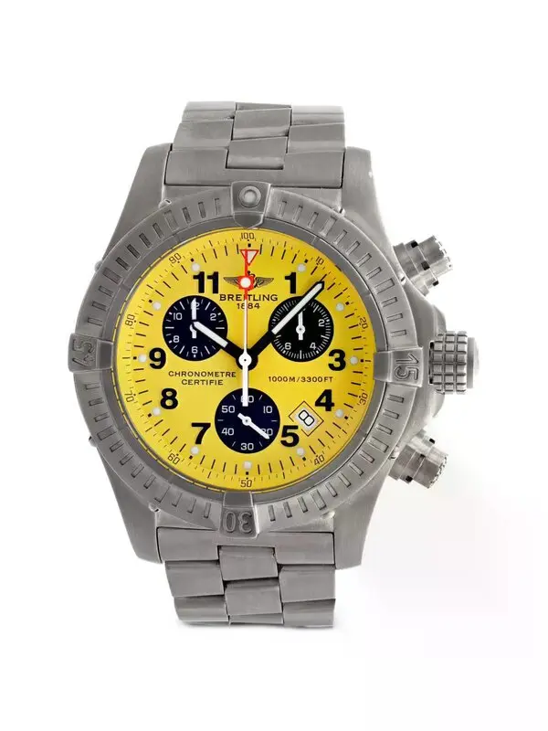Breitling Avenger Chronograph 44mm Watch - Yellow