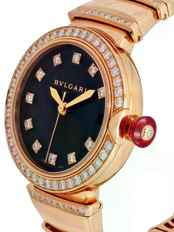 BVLGARI Lucea Diamond Watch - Black