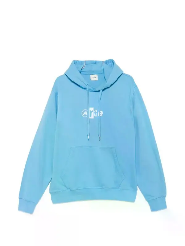ARTE ANTWERP Logo Print Drawstring Hoodie