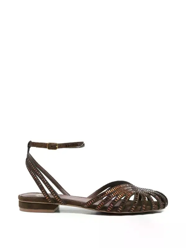 EXÈ Embellished Cage-strap Sandals