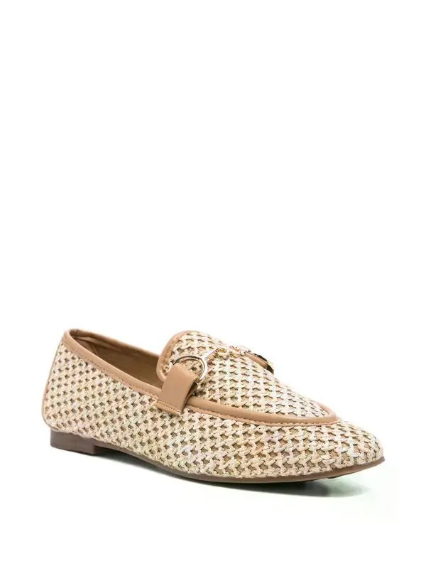 EXÈ Woven Horsebit Ballet Flats