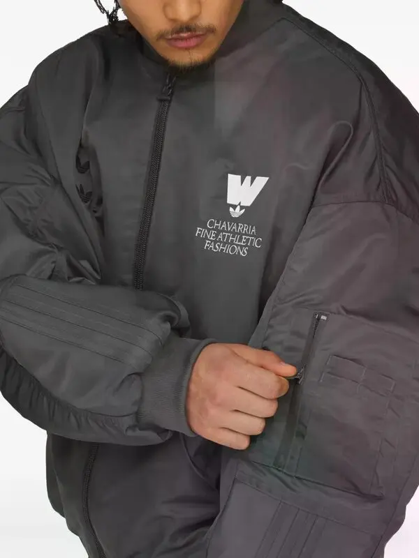 WILLY CHAVARRIA X Adidas Bomber Jacket With Logo Print