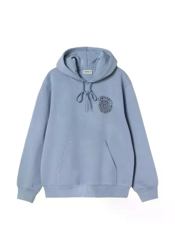 Carhartt Work In Progress Spiral Print Hoodie - Blue