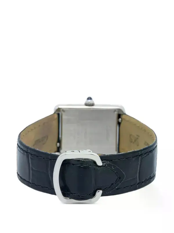 Cartier Tank Solo Rectangular Watch - White | Editorialist display picture 2