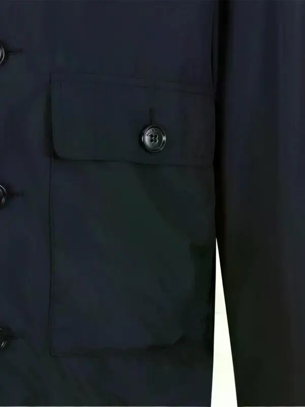 Paul & Shark Button-up Bomber Jacket - Blue