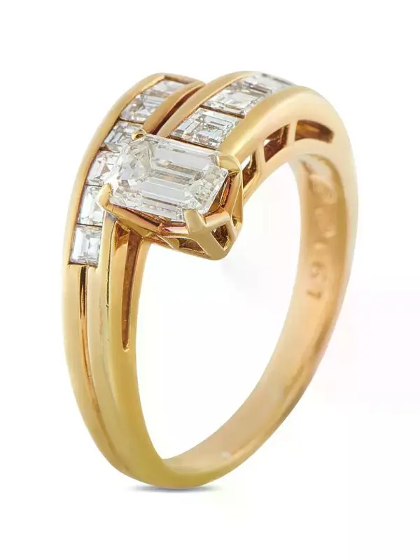 LB EXCLUSIVE 18k Yellow Diamond Wrapped Ring