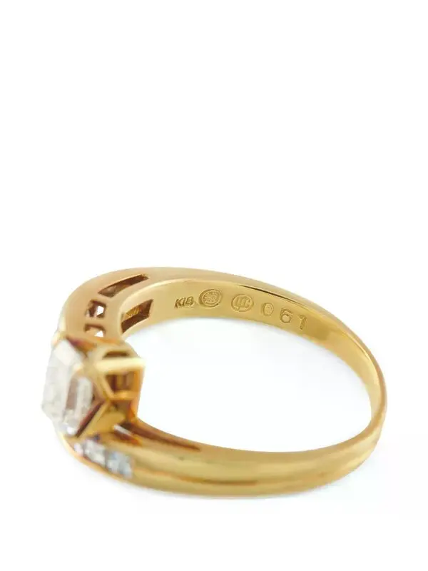 LB EXCLUSIVE 18k Yellow Diamond Wrapped Ring