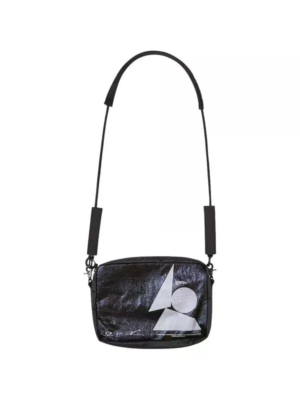 Oakley Geometric Print Sling Bag - Black