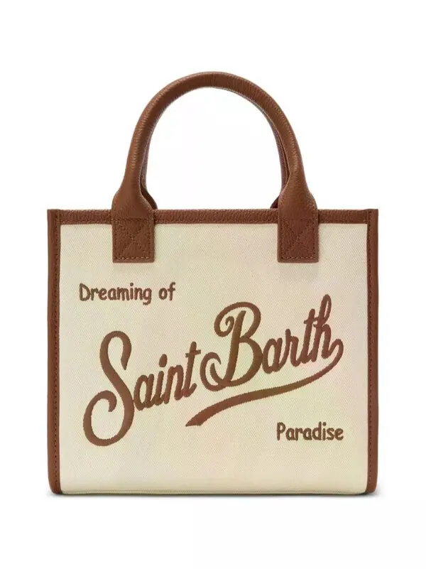 MC2 SAINT BARTH Logo Embroidered Tote Bag