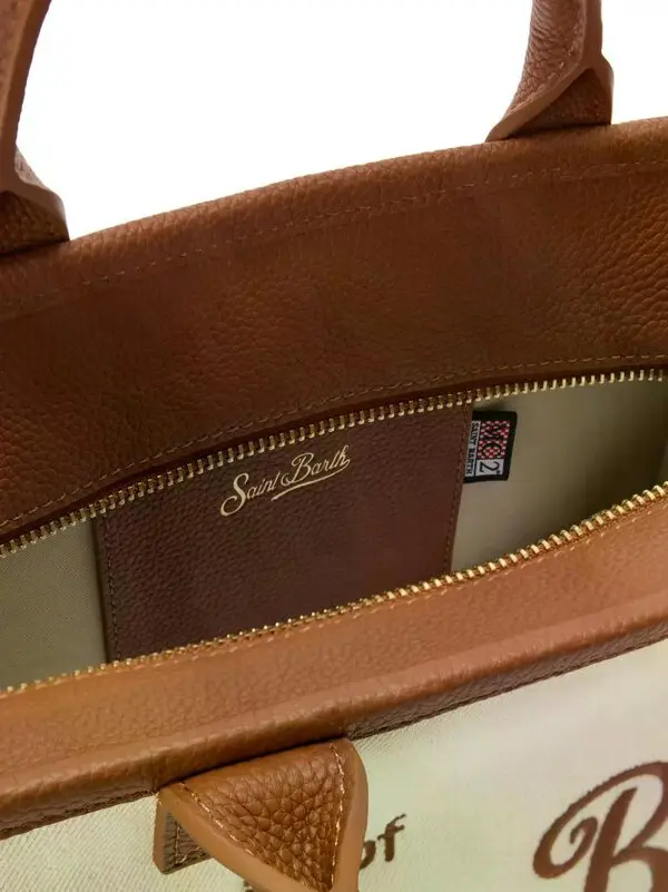 MC2 SAINT BARTH Logo Embroidered Tote Bag