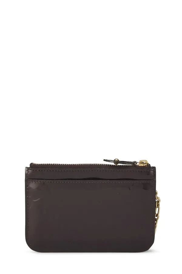 LOUIS VUITTON Monogram Vernis Pochette Clefs - Purple