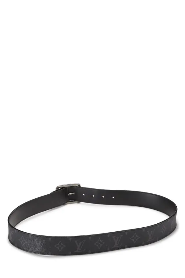 LOUIS VUITTON Monogram Eclipse Belt