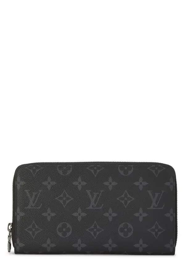 LOUIS VUITTON Monogram Eclipse Zippy Organizer - Black