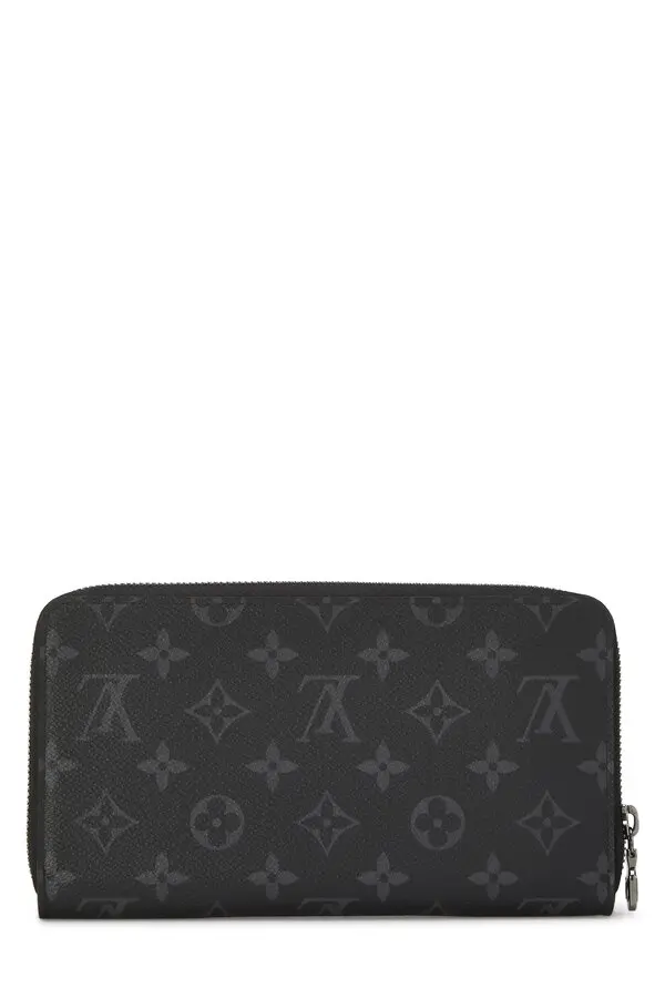 LOUIS VUITTON Monogram Eclipse Zippy Organizer - Black