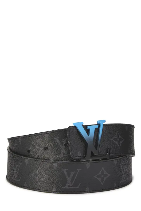LOUIS VUITTON Monogram Eclipse Sunset Reversible Belt - Black