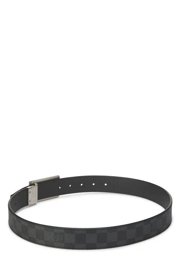 LOUIS VUITTON Damier Graphite Inventeur Belt