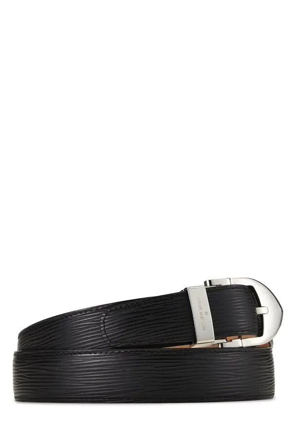LOUIS VUITTON Epi Ceinture Classic 95 Belt - Black