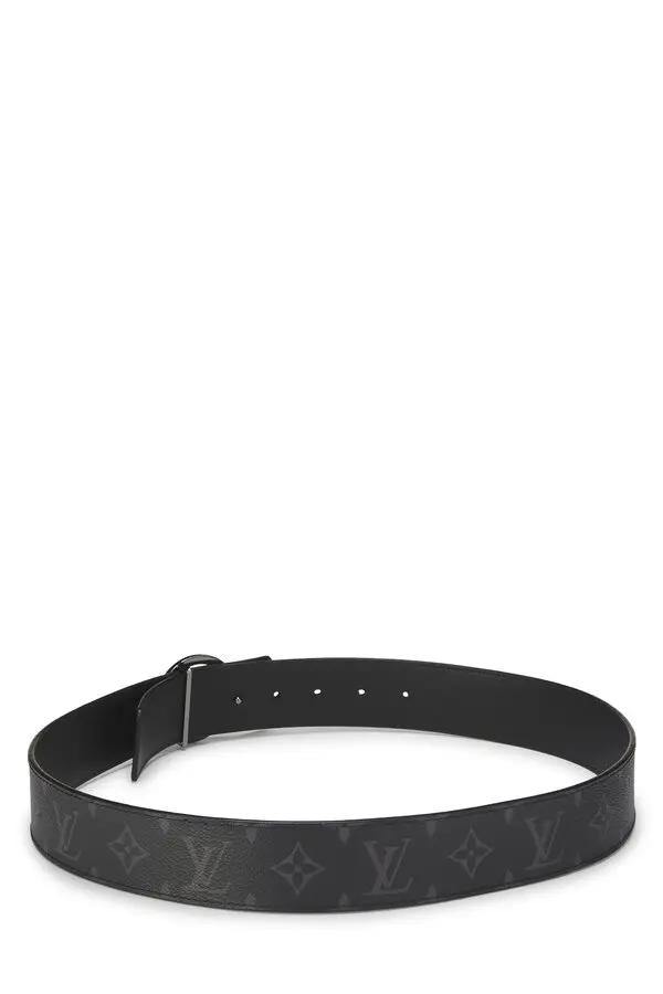 LOUIS VUITTON Monogram Eclipse Circle Belt