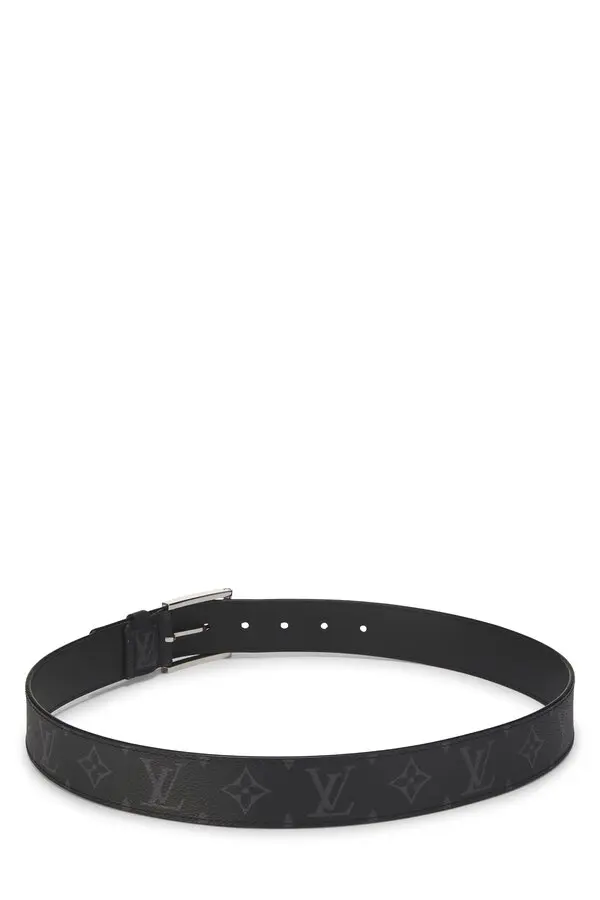 LOUIS VUITTON Monogram Eclipse Saint Germain Belt