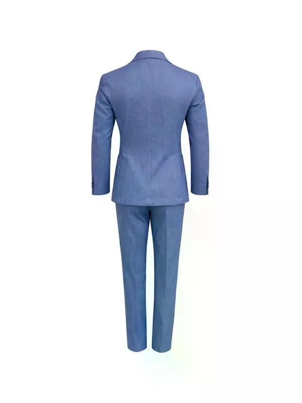 FRANZESE COLLECTION Beckham Double-breasted Suit - Blue