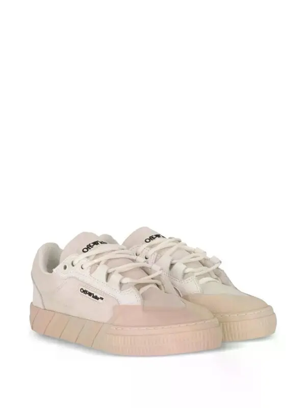 Off-White Vulcanized Low-top Sneakers With Arrows Motif - Neutrals
