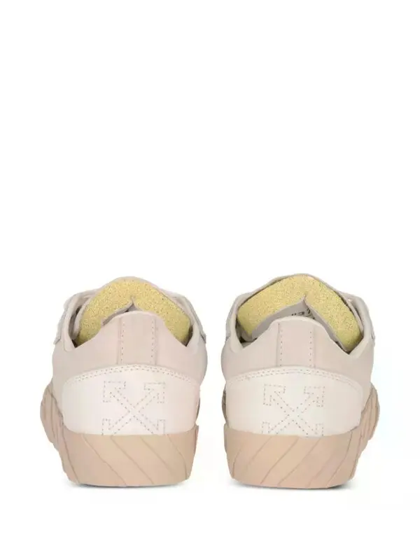 Off-White Vulcanized Low-top Sneakers With Arrows Motif - Neutrals