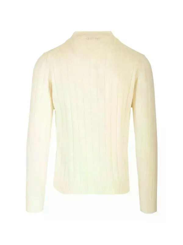AL DUCA D’AOSTA 1902 Ribbed Knit V-neck Cardigan